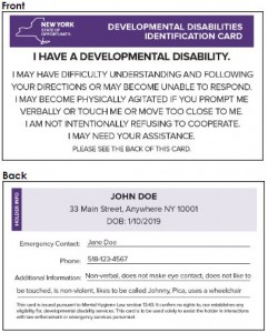 I.D. Cards for People with Developmental Disabilities | The Arc